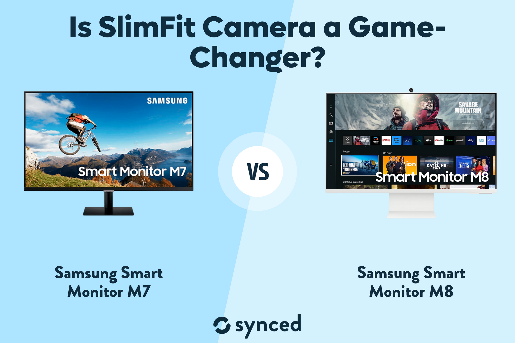 Samsung Smart Monitor M7 vs M8: Is SlimFit Camera a Game-Changer
