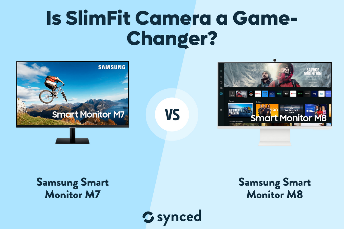 Samsung Smart Monitor M7 vs M8: Is SlimFit Camera a Game-Changer
