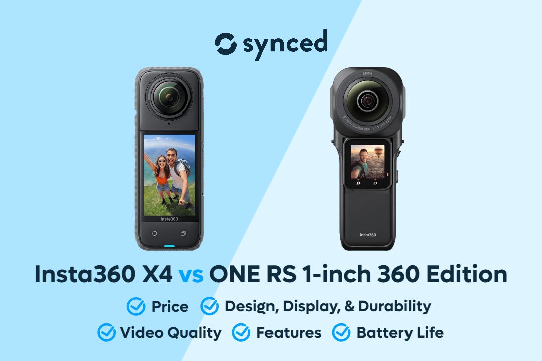 Insta360 X4 vs ONE RS 1-inch 360: Similarities & Differences